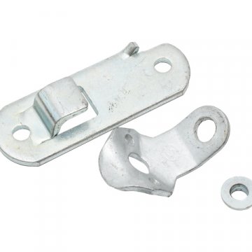 container rear accessories_container door parts_retainer plate with catch